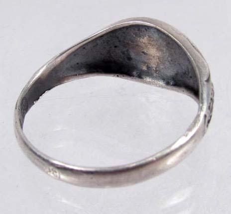 WW2 GERMAN NAZI NSDAP PARTY RING - MARKED 800