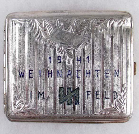 1941 WW2 GERMAN NAZI HITLER YOUTH CIGARETTE CASE
