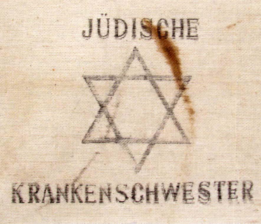 LOT OF 2 WW2 GERMAN HOLOCAUST / GHETTO ARMBANDS - JEWISH DOCTOR AND ...