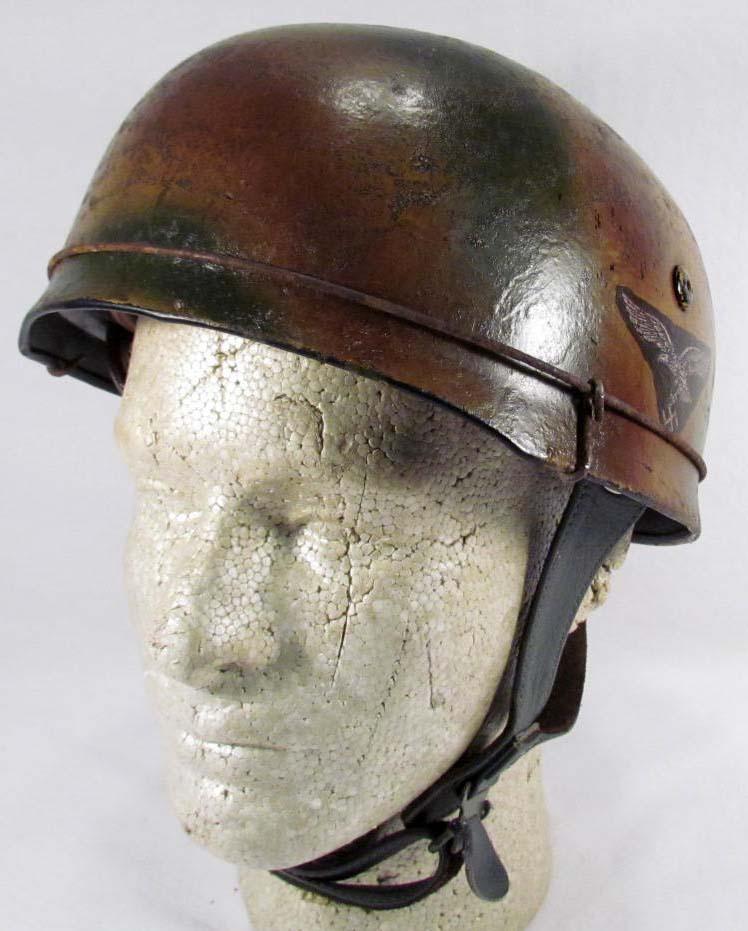 POST WW2 GERMAN NAZI PARATROOPER FALLSCHIRMJAGER CAMO HELMET