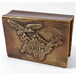 WW2 GERMAN NAZI MATCHBOX COVER