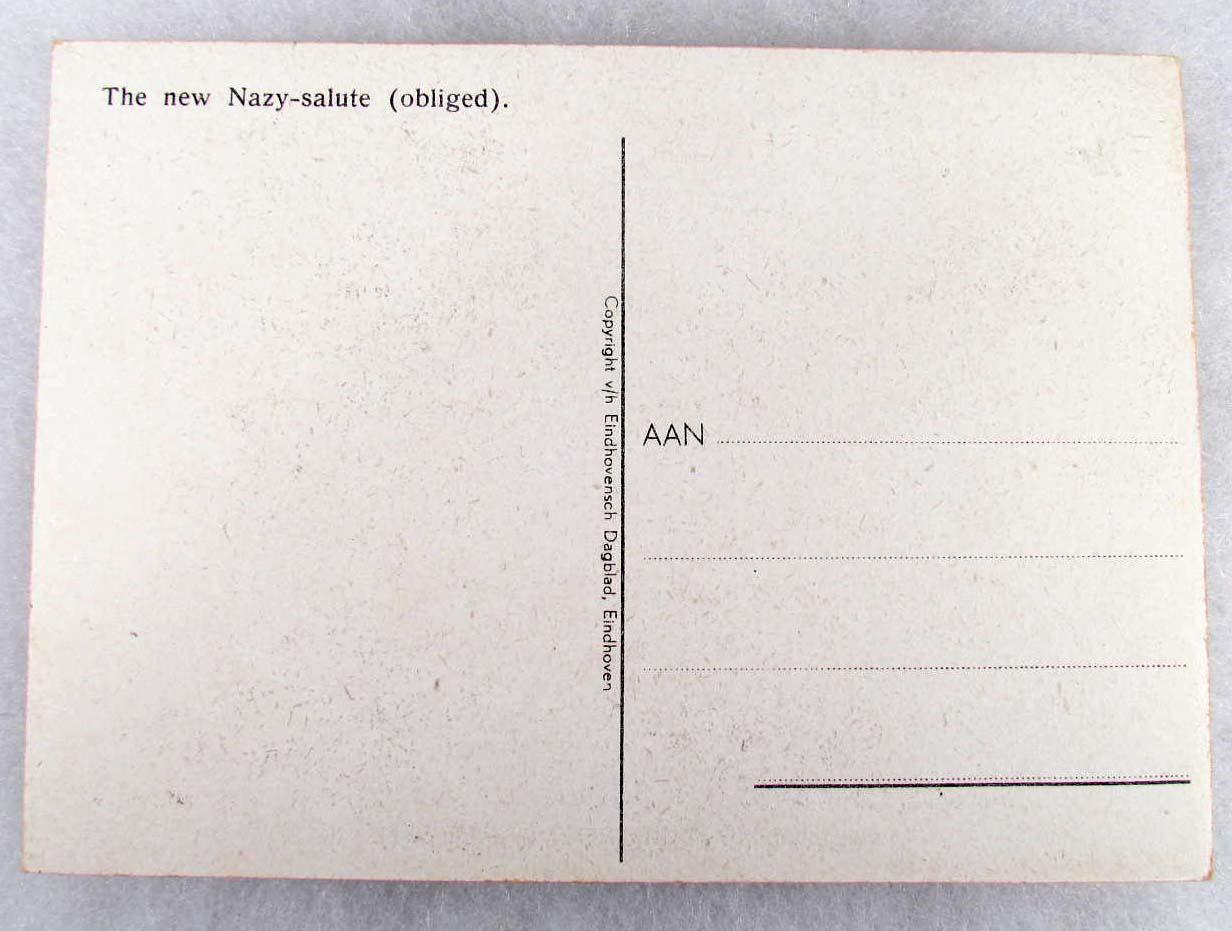 RARE WW2 GERMAN NAZI DICTATOR ADOLF HITLER PROPAGANDA POSTCARD
