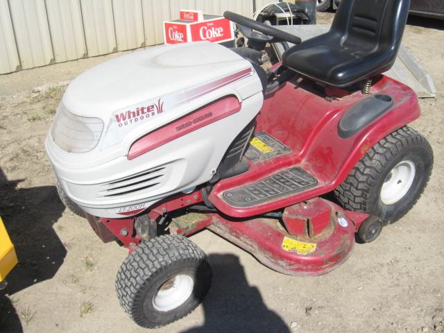 White Lawn Tractor