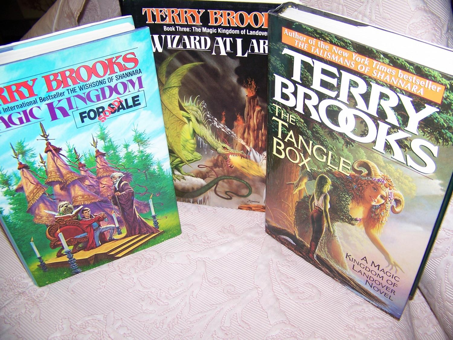 Three First Edition Books Signed by Terry Brooks.