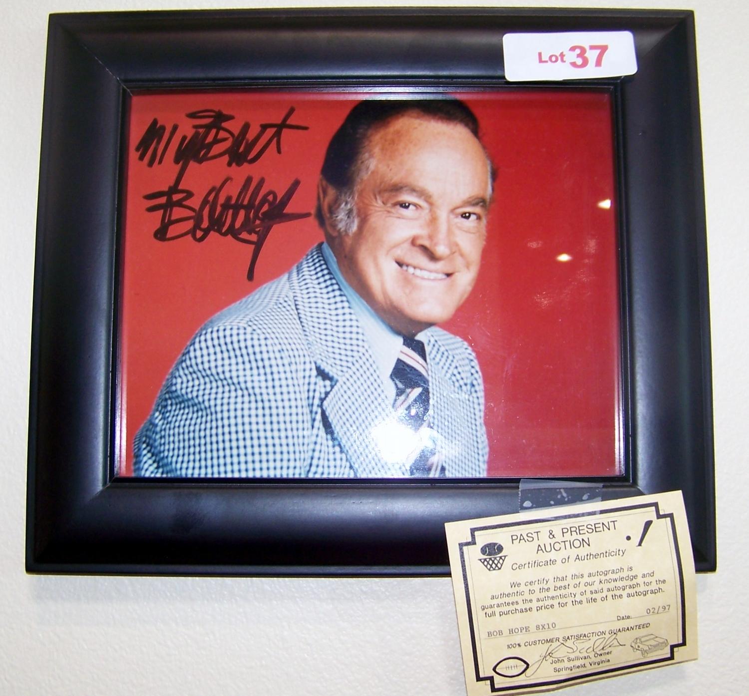 Bob Hope Signed Photo