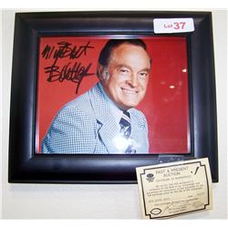 Bob Hope Signed Photo