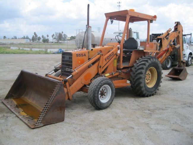 1984 Ford 555A Loader Backhoe