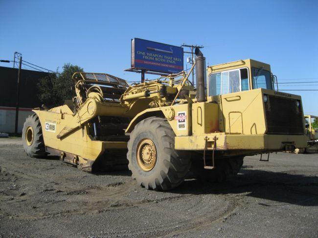 1983 Caterpillar 615 Paddle Wheel Scraper
