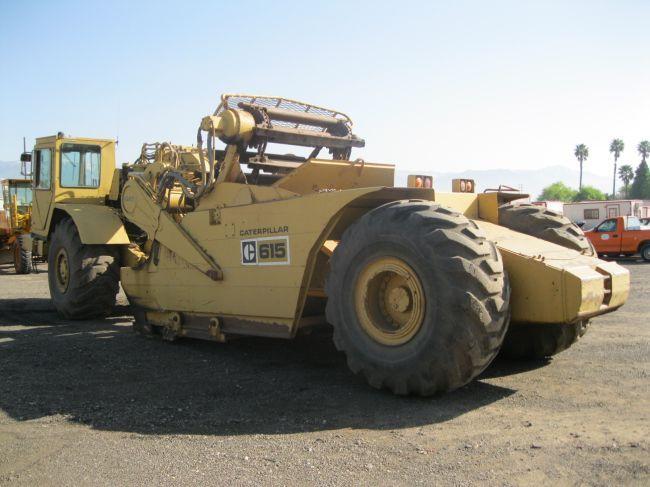 1983 Caterpillar 615 Paddle Wheel Scraper