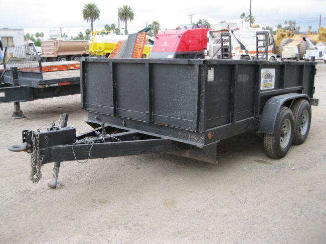 2005 Aztex 6x12 T/A Dump Trailer