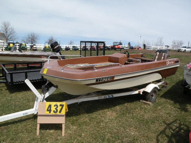 1978 Forester 14ft boat w/trailer SN-FBT803178H