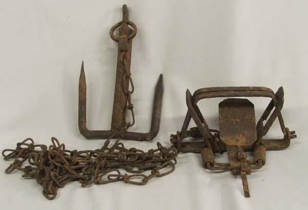 2 Antique Animal Traps