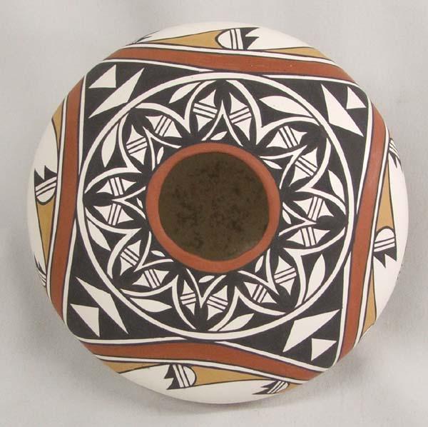 Native American Zia Pottery Jar By CJ Shije