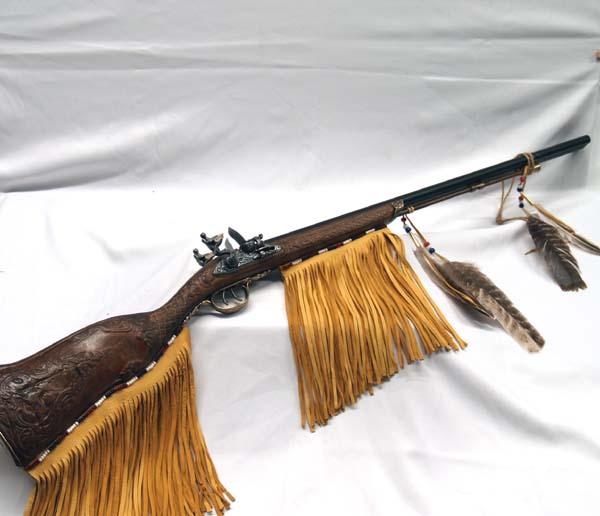 Replica Rifle with Native American Accents