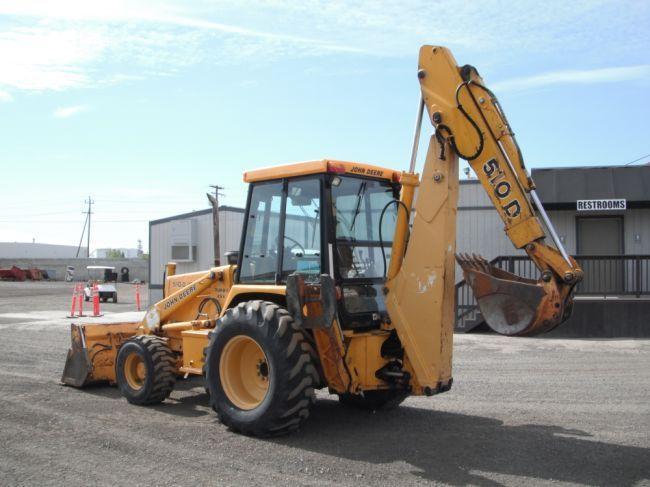 1991 John Deere 510D 4x4 Loader Backhoe