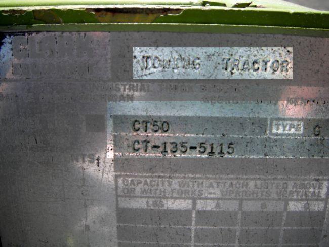 Clark CT50 Towing Tractor