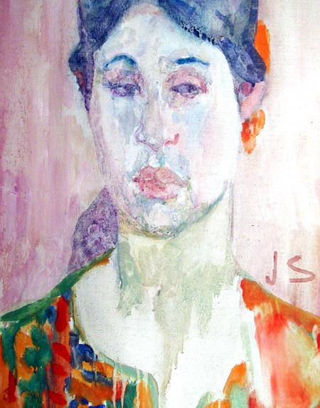 Joseph Solman, Linda, Oil Painting