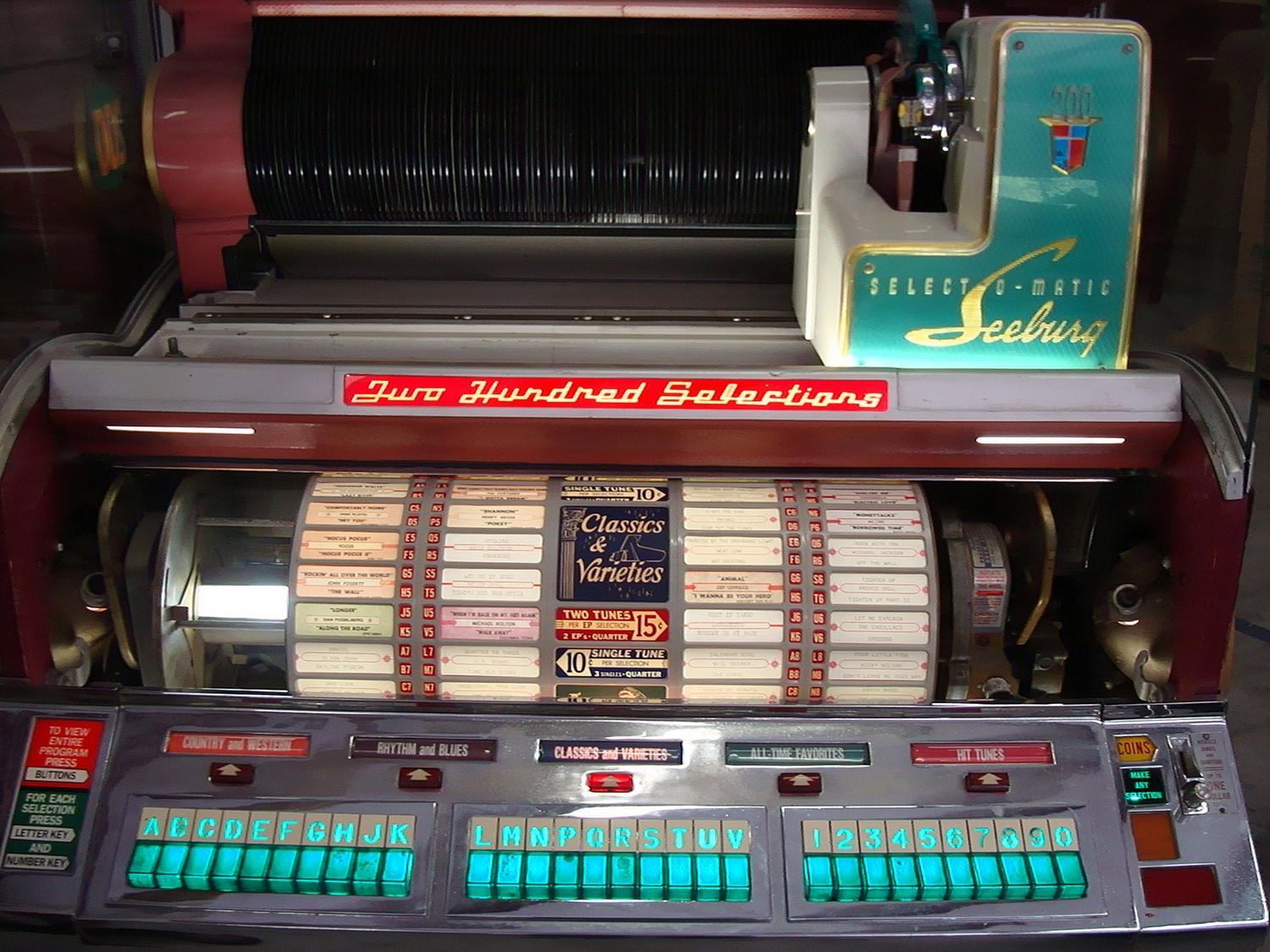 1955 Seeburg V200 Jukebox The Cadillac of Jukeboxes