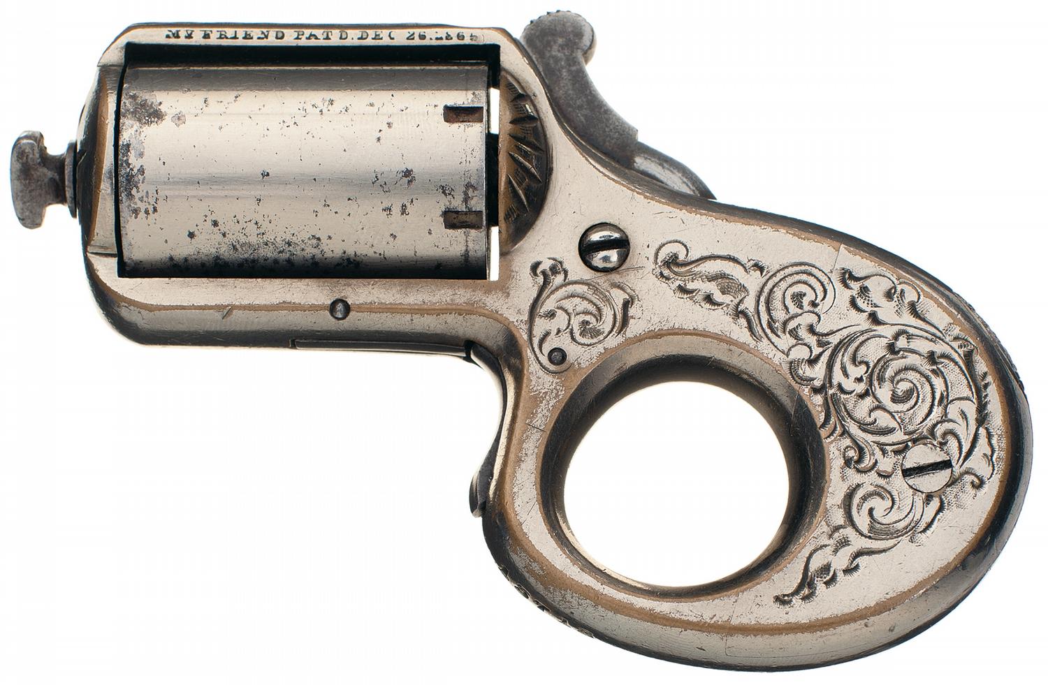James Reid .22 Caliber "My Friend" Knuckle Duster Revolver