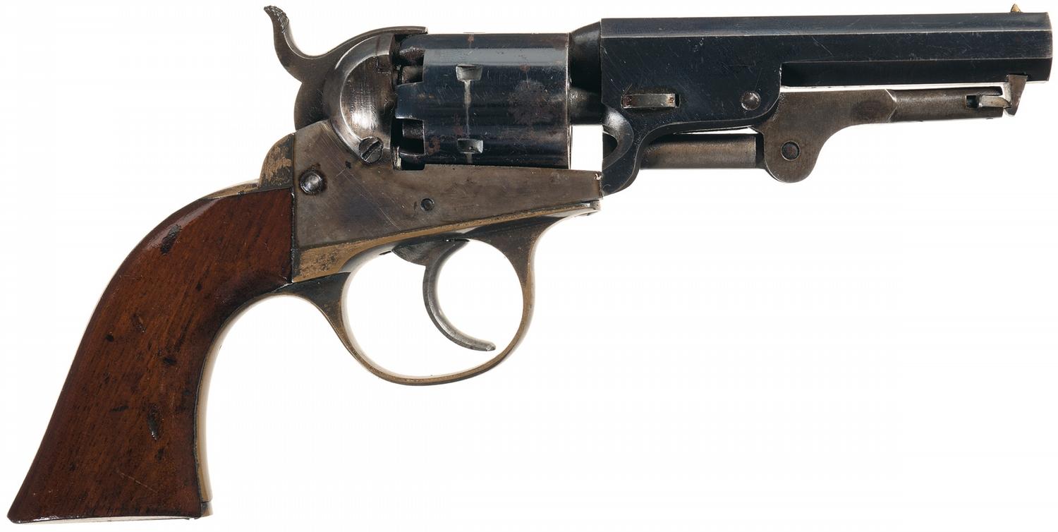 Excellent Cooper Pocket Model Philadelphia Double Action Revolver with ...