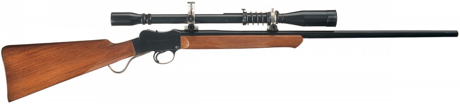 Custom BSA Martini Rifle with Scope