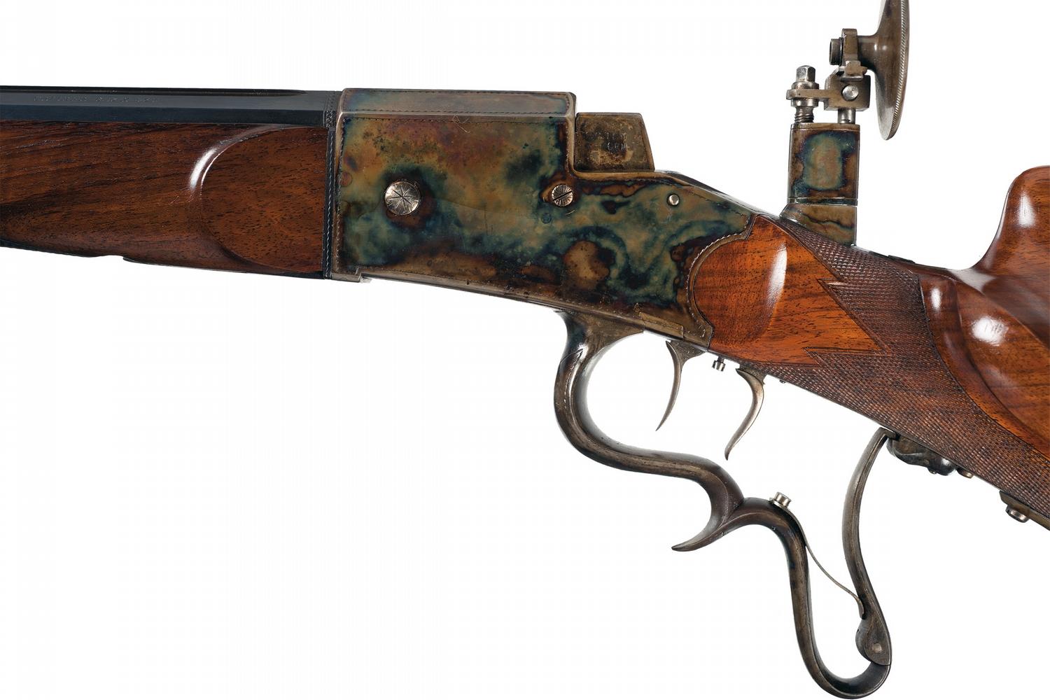 German Single Shot System Reform Schuetzen Rifle