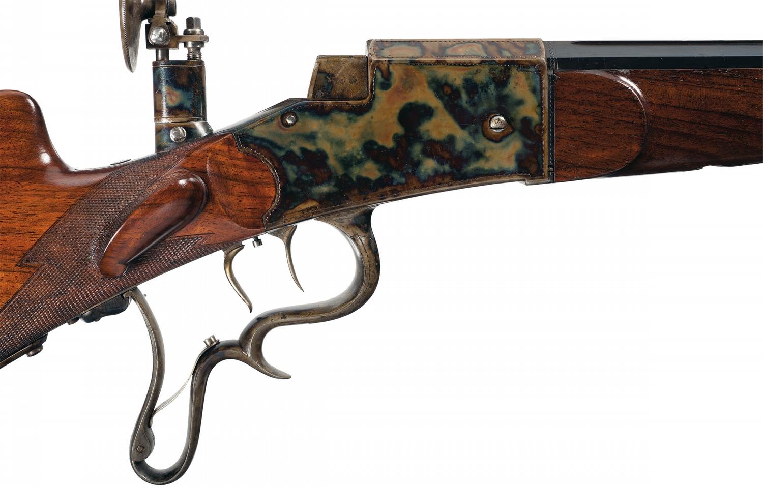 German Single Shot System Reform Schuetzen Rifle
