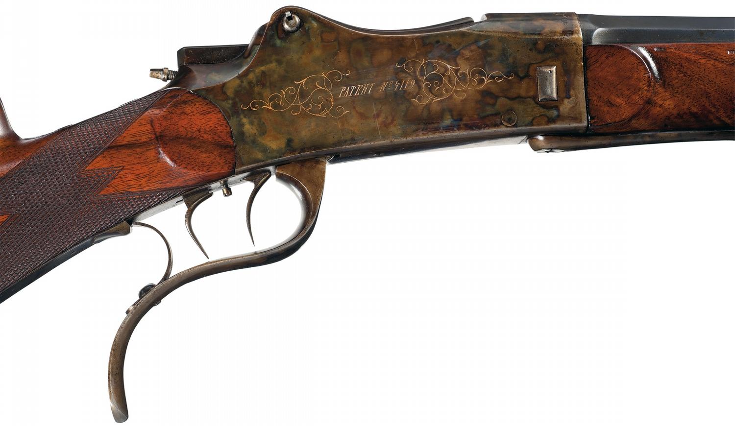 German Single Shot System Martini Stahl Takedown Schuetzen Rifle