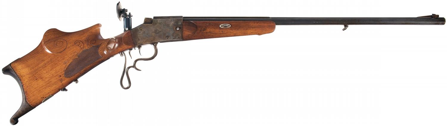 German Single Shot System Aydt Schuetzen Rifle