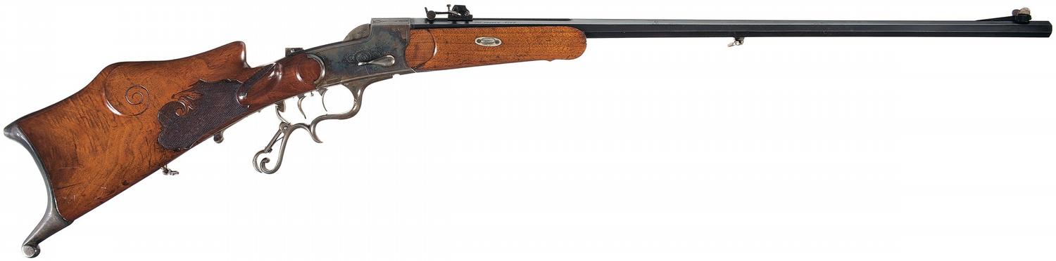 German Single Shot System Tanner Scheutzen Rifle