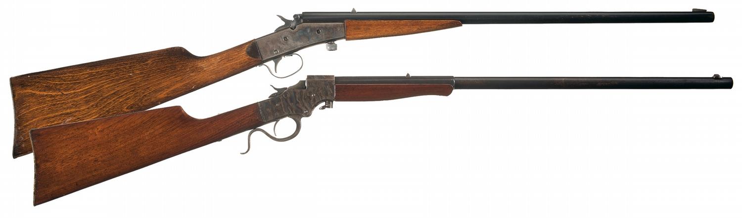 Collector's Lot of Two Stevens Single Shot Rifle