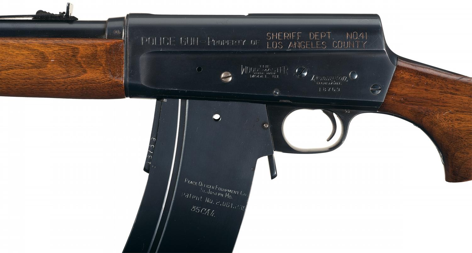 Remington Model 81 "Special Police" Semi-Automatic Rifle with Matching ...