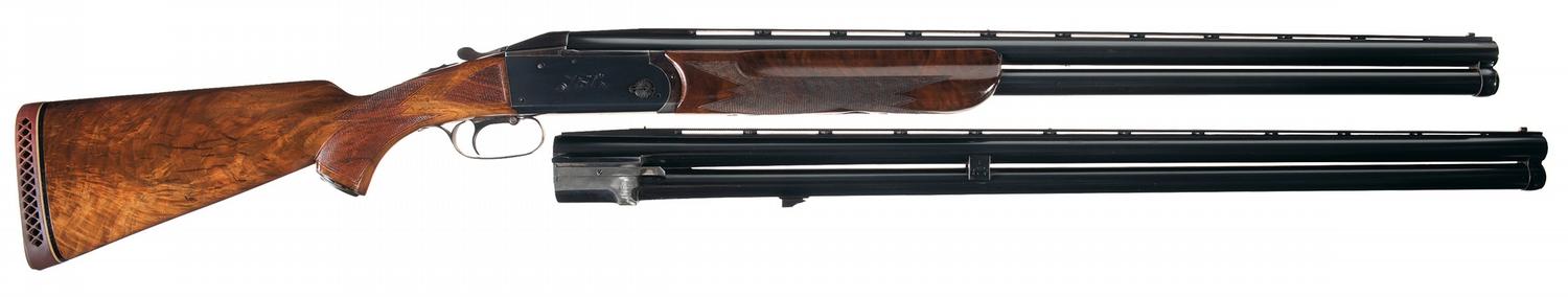 Rare Remington Model 32 TC Over/Under Shotgun with Extra Set of Barrels