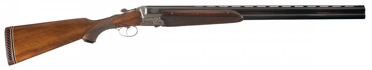 Engraved M. Kruschitz Ferlach, Austria Over/Under Shotgun