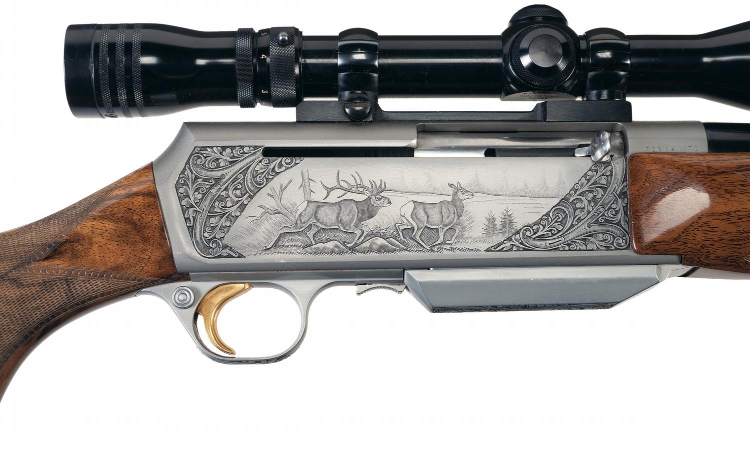 Ch. Servais Signed Engraved Belgian Browning BAR High Power Grade IV ...