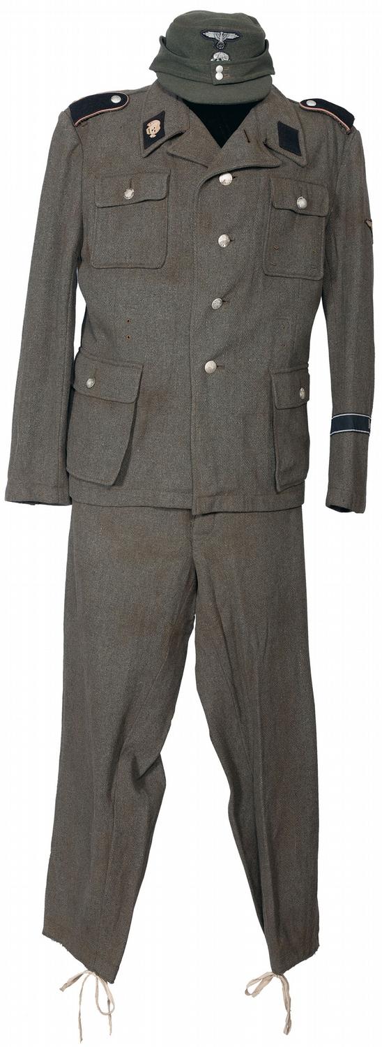 Uniform and Cap for an Enlisted Man of the 11th SS Volunteer ...