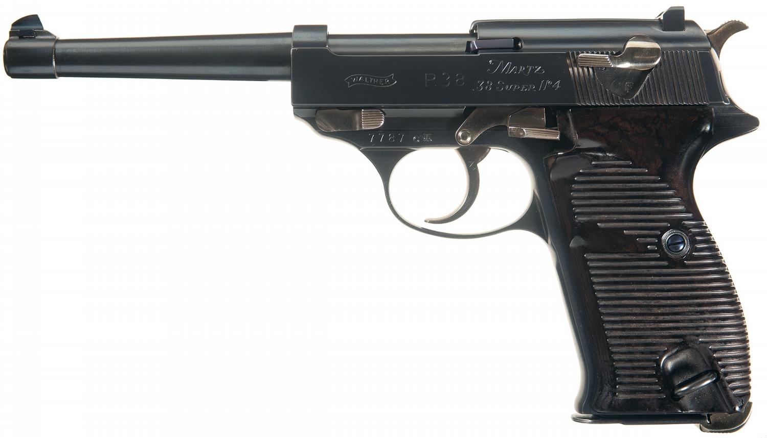 John Martz Custom Walther P-38 Pistol Chambered in 38 Super