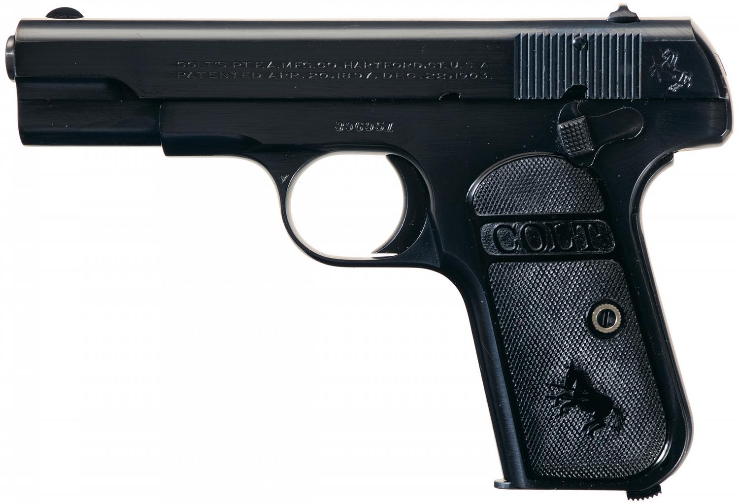 Excellent Colt Model 1903 Semi-Automatic Pistol