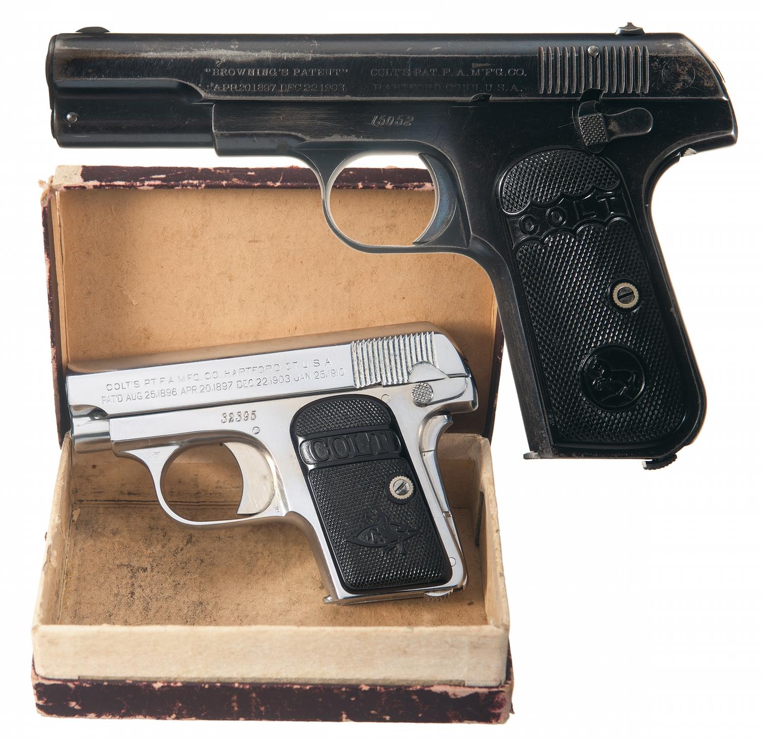 Collector's Lot of Two Colt Semi-Automatic Pistols