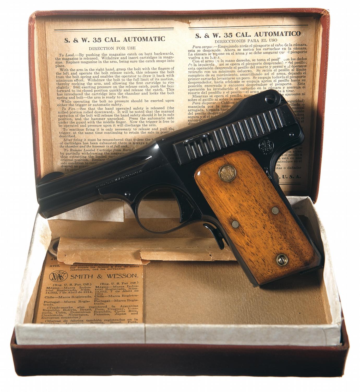 Boxed Excellent Smith & Wesson 35 Semi-Automatic Pistol