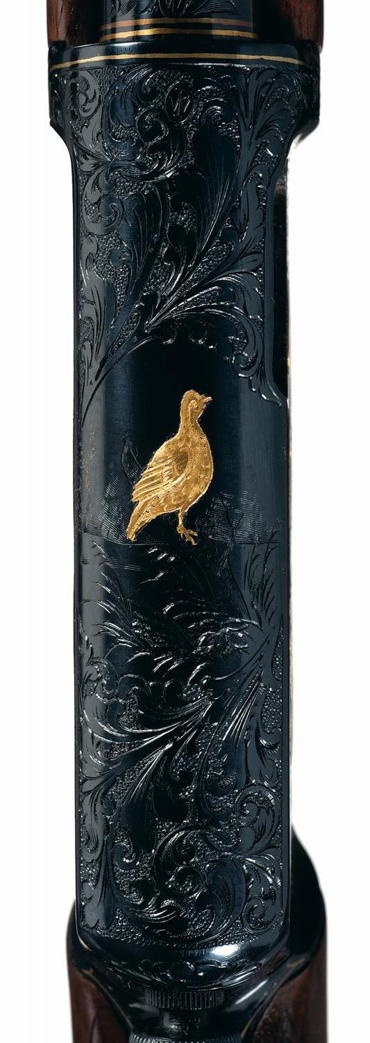 Angelo Bee Signed Engraved Gold Inlaid Winchester Model 63 Semi ...