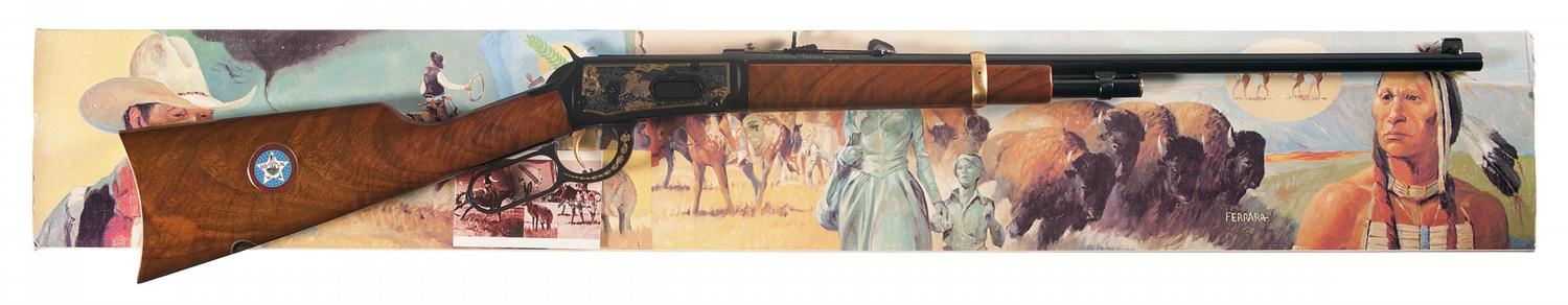 Rare Winchester Model 94 Oklahoma Diamond Jubilee Lever Action ...