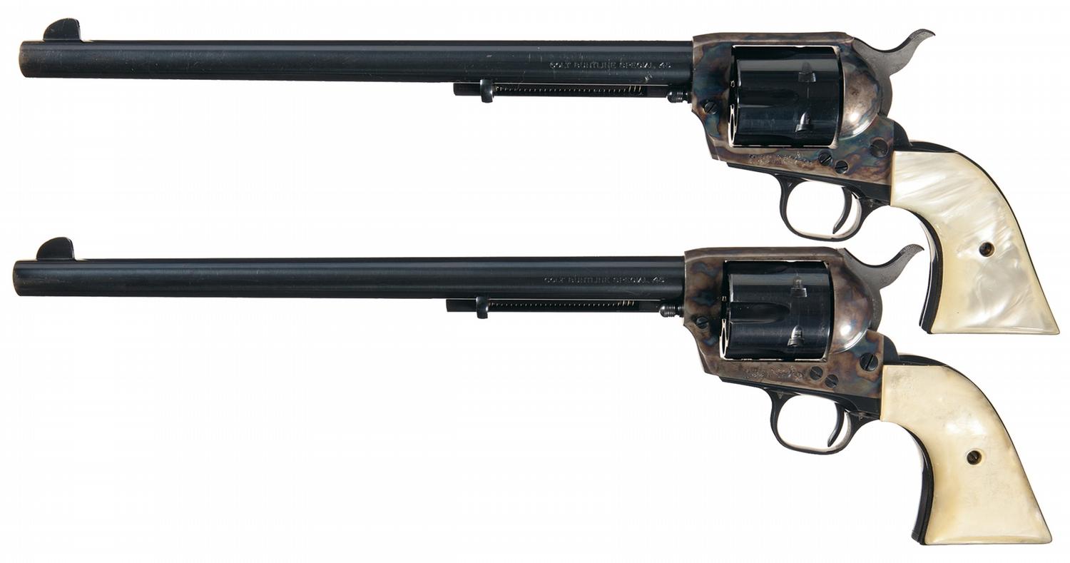 Pair of Colt Buntline Special Revolvers