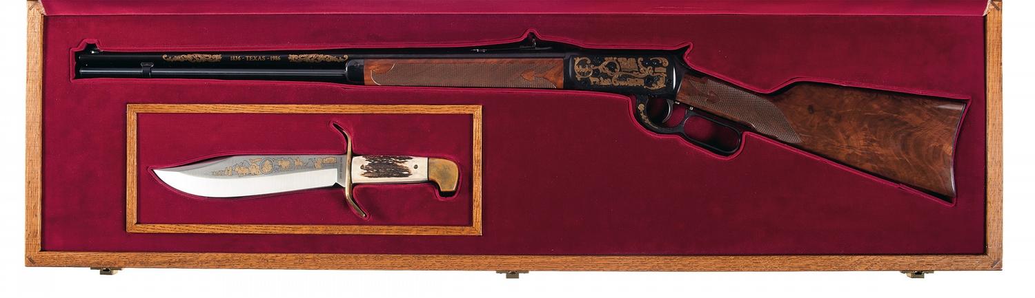 Winchester Model 94 Texas Sesquicentennial Commemorative Lever Action ...