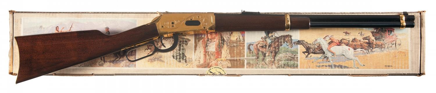 Winchester Model 94 Yellow Boy Indian Commemorative Lever Action ...