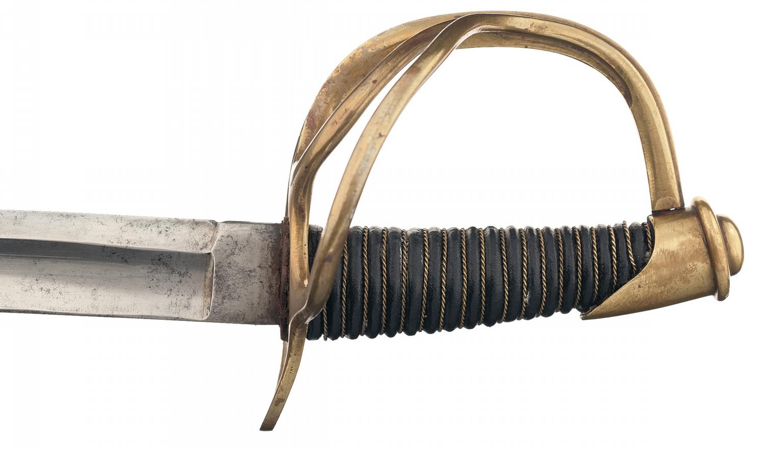 Very Fine U.S. Justice Model 1840 Heavy Cavalry Saber with Scabbard and ...