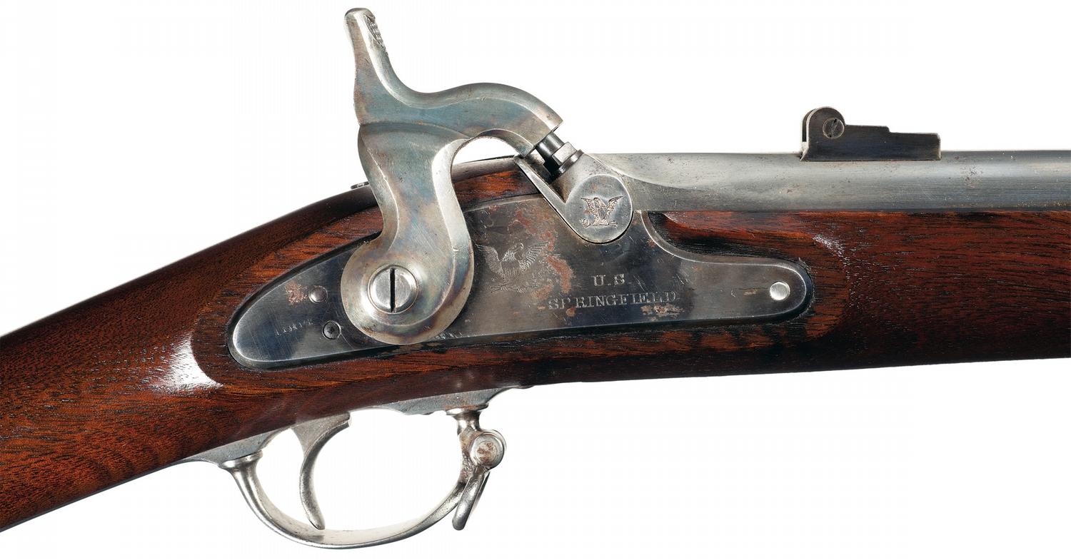 Outstanding Civil War U.S. Springfield Model 1863 Type II Percussion ...