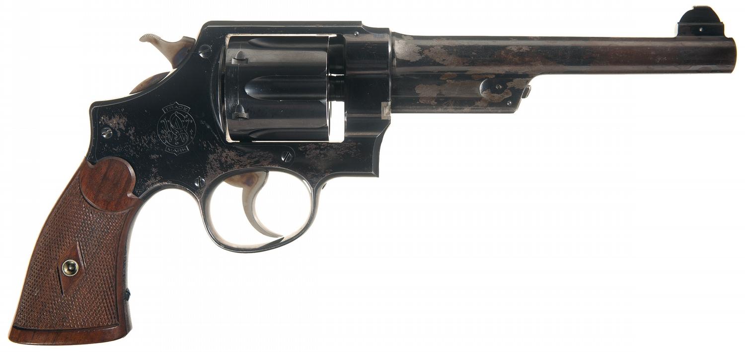 Excellent Rare Smith & Wesson Hand Ejector First Model Triple Lock ...