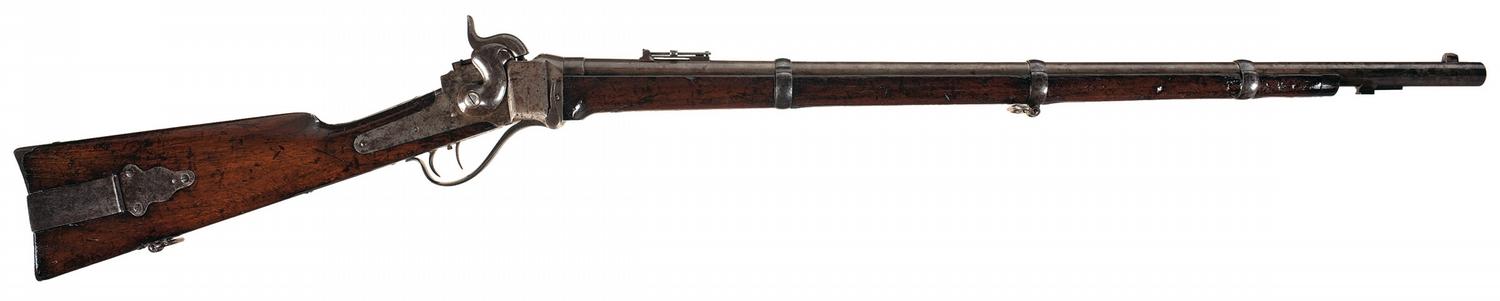 Sharps New Model 1859 Rifle with Double Set Triggers