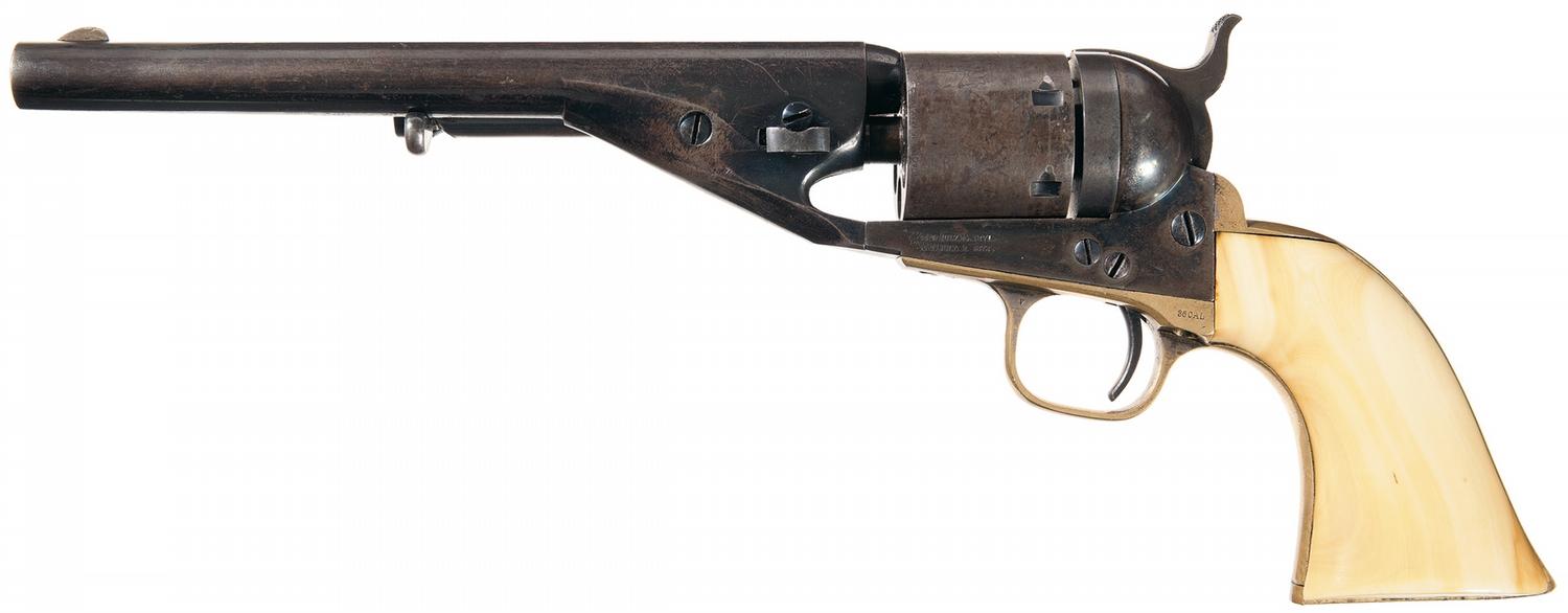Colt Model 1861 Richards-Mason Conversion Revolver with Ivory Grip